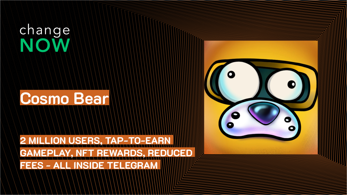 Cosmo Bear Takes Telegram by Storm: Tap, Earn, and Soar to the Stars!